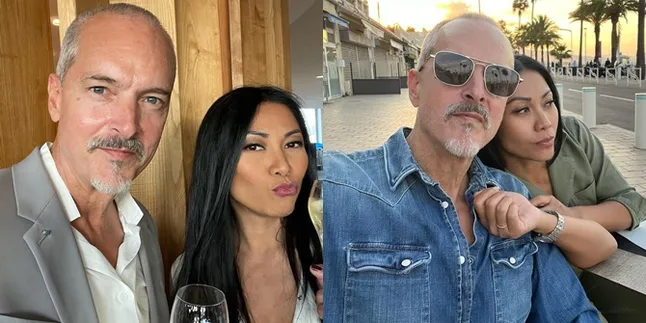 Photo of Anggun Cipta Sasmi with Her Fourth Husband who is Always ...