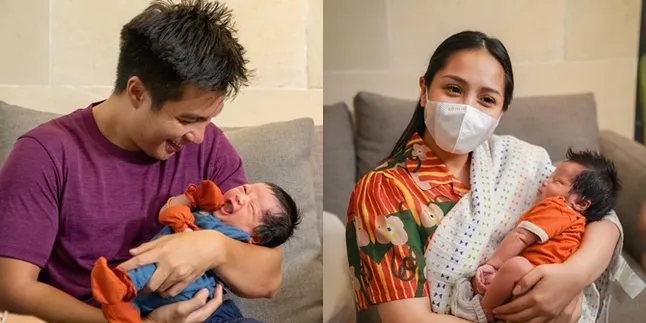 Photo of Baby Kenzo, Baim Wong's Second Son, Being Carried by Top ...