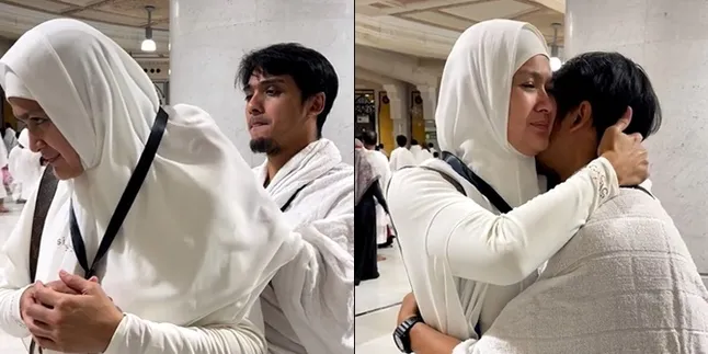 Warmth Photo of Donna Harun and Ricky Harun During Tahallul Umrah ...