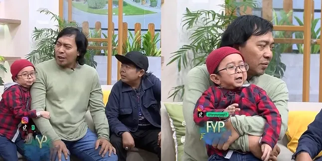 Foto Komeng Embracing 'Little People' Who Demand His Promise as a ...