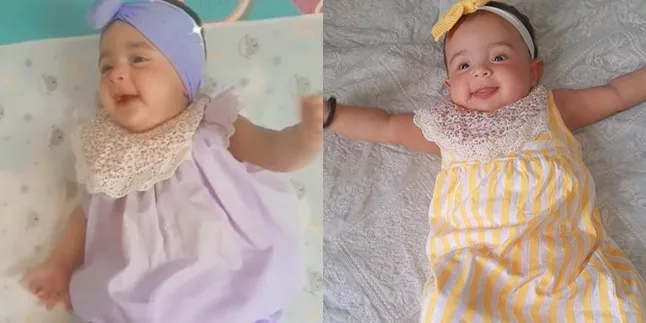 Funny Photos of Baby Nooran, Tania Nadira's Daughter, Cute Like an Arab ...