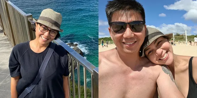 Photo of Lusy Rahmawaty, former member of AB Three, who is now happily ...