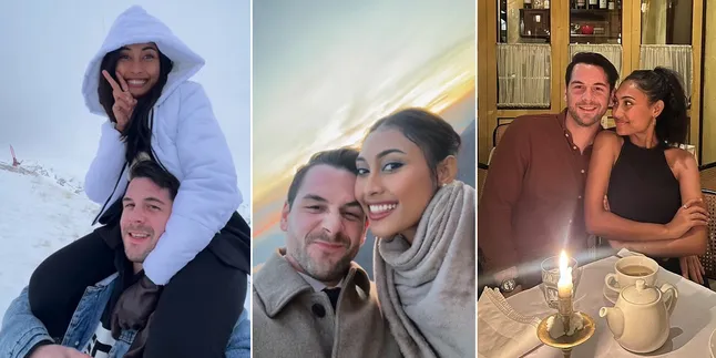 Intimate photos of Novia Bachmid and her foreign boyfriend who have not ...