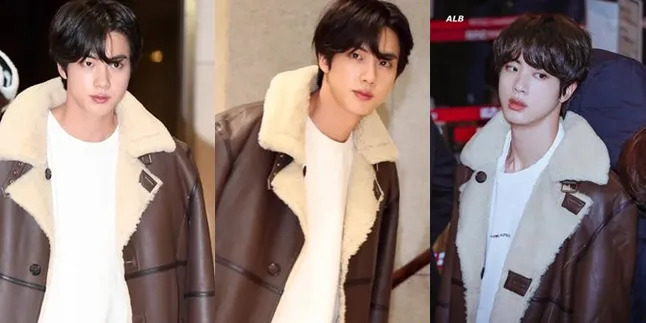 PHOTO: Handsome Appearance of Jin BTS When Getting off the Private Jet ...