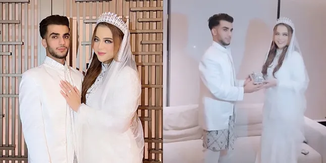Wedding Photos of Queen Rizky Nabila and Handsome Libyan Man, Already ...