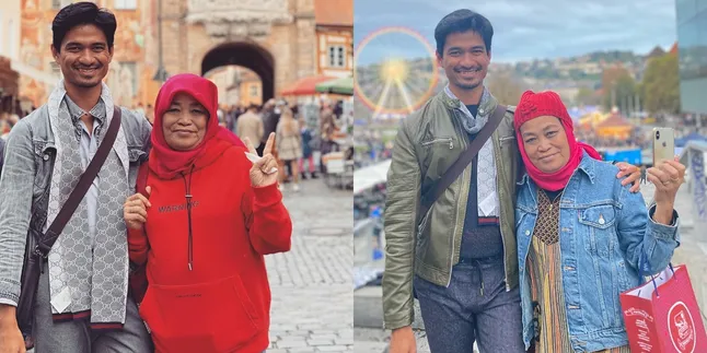 Foto Ragil Mahardika Accompanying Mother on Vacation in Germany, Also ...