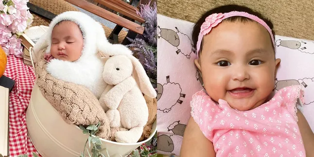 Photo of Raya Maryam, Aisyahrani's Third Child with Beautiful Eyes and ...