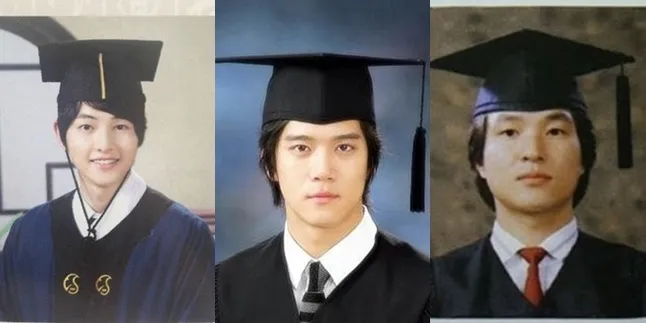 Photos of Top Korean Actors Wearing Graduation Gowns, Some Look ...