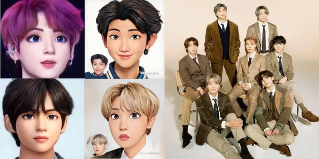 So Cute, 14 BTS Face Edits Become Disney Characters - Jungkook Looks ...