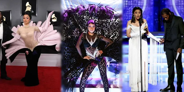 Accompanied by Offset at the Grammy's, Here are 3 Spectacular Dresses ...
