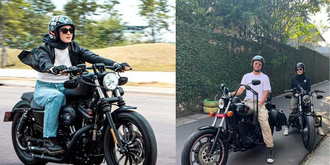 Solid, 8 Photos of Omesh Riding a Big Motorcycle with His Wife ...