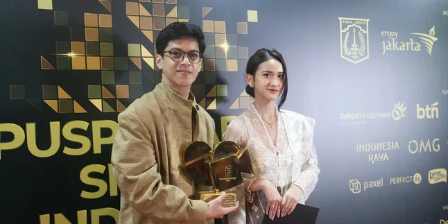Leya Princy and El Putra Sarira at the 2025 Indonesian Film Festival ...