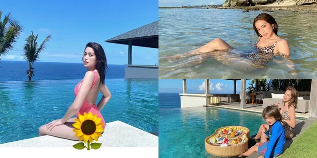 Holiday with El Barack in Bali, Here are 8 Photos of Jessica Iskandar Showing Off Hot Poses in a ...