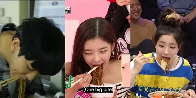 Mukbang Jajangmyeon, These Idols Open Their Mouths Wide While Eating ...