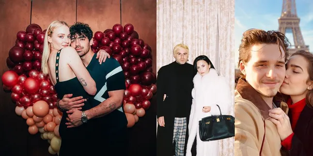 Valentine's Celebration of Demi Lovato, Kim, Kylie - Other Hollywood ...