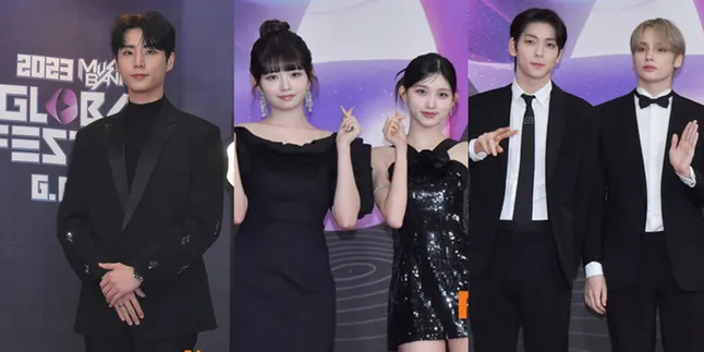 Charm of K-Pop Idols on the Red Carpet of KBS Music Bank Global ...