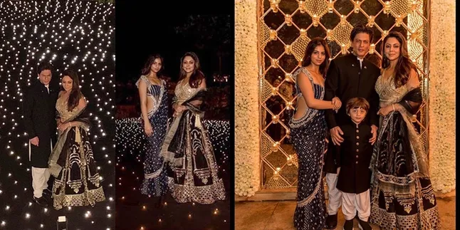 Luxurious Diwali Party with Shahrukh Khan Family, Adorned with ...
