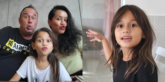 Portrait of Alexa Jubaedah, Lia Waode's Daughter, Who Has a Western ...