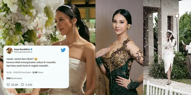 Photos of Anya Geraldine that Cause a Stir Because She Says Marriage is ...