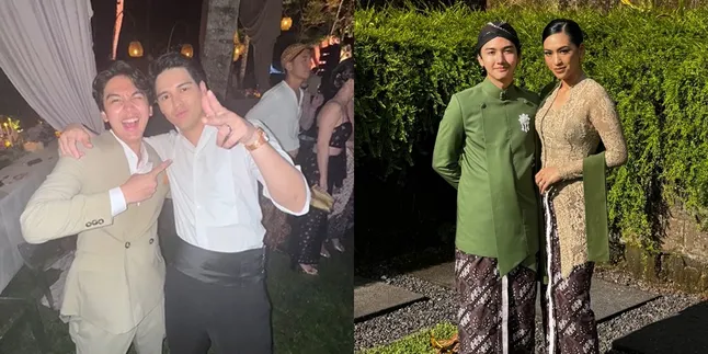 Portrait of Ari Irham as Groomsman for Maxime Bouttier, Taskya Namya Also Becomes Bridesmaid for ...