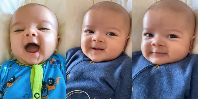 Portrait of Baby Zhavi, Fairuz A Rafiq & Sonny Septian's Youngest Child ...