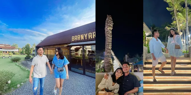 Happy Portrait of Oline Mendeng Showing off Her New Boyfriend, a ...