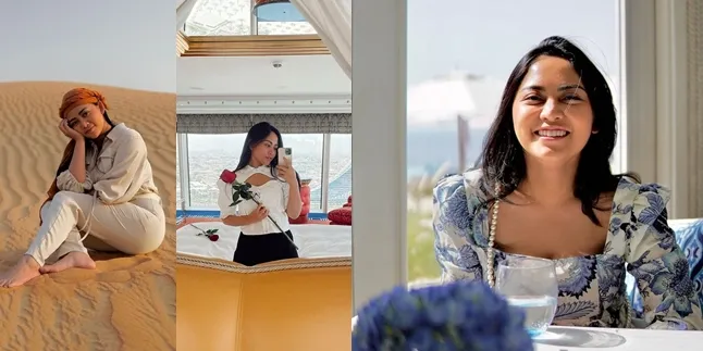 Beautiful Portraits of Rachel Vennya in Dubai, Full of Happiness After ...