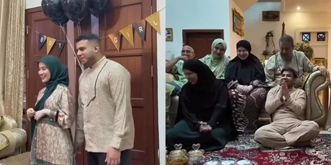 Portrait of Miskah Shafa, Wife of Yislam Jaidi, Hosts a Sudden Gender ...