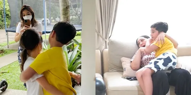 Portrait of Nagita Slavina and Rafathar Surprising Gempi on Her Birthday, Gading Marten & Gisel ...