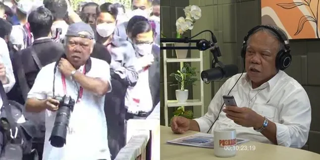 Portrait of Pak Bas, Minister of Public Works, who went viral as the ...