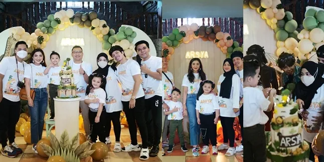 Portrait of Arsya Hermansyah's 5th Birthday Celebration, Receives a ...