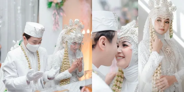 Portrait of Singer Kania Permatasari and Ujung Oppa's Conversion Wedding - Legally Married in ...
