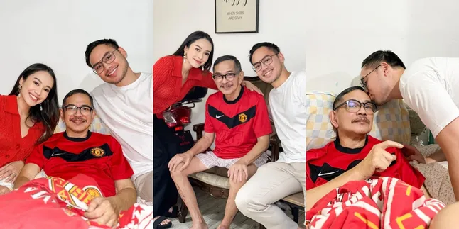 Portrait of Ray Sahetapy who is currently ill, lying weakly on the bed ...