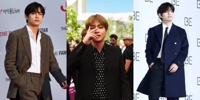 Portraits of V BTS on Various Red Carpets, Handsome and On Fleek from ...