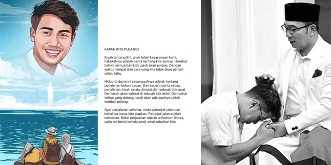 Touching Letter from Ridwan Kamil to Remember Eril's Kindness, Says His ...