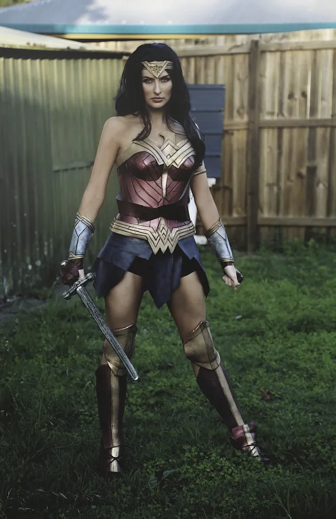 Spannende Wonder Woman Kostm Fotos