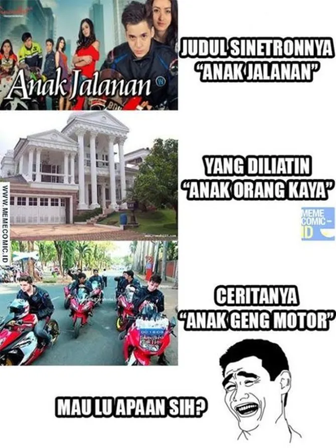 Memes Sinetron Anak Jalananan