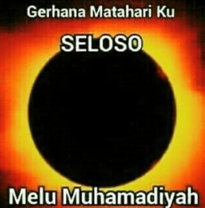 Memes Gerhana Matahari Total