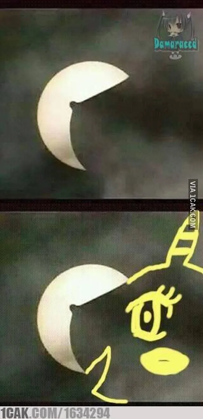 Memes Gerhana Matahari Total