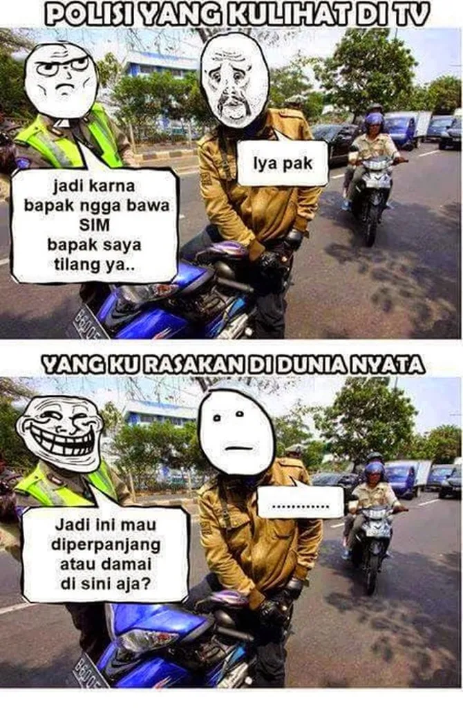 Memes Polisi Moge
