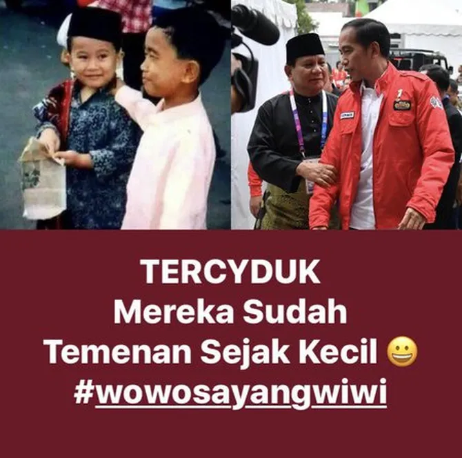 Memes Prabowo Dan Jokowi Ramai Meme Wajah Jokowi Ma'ruf
