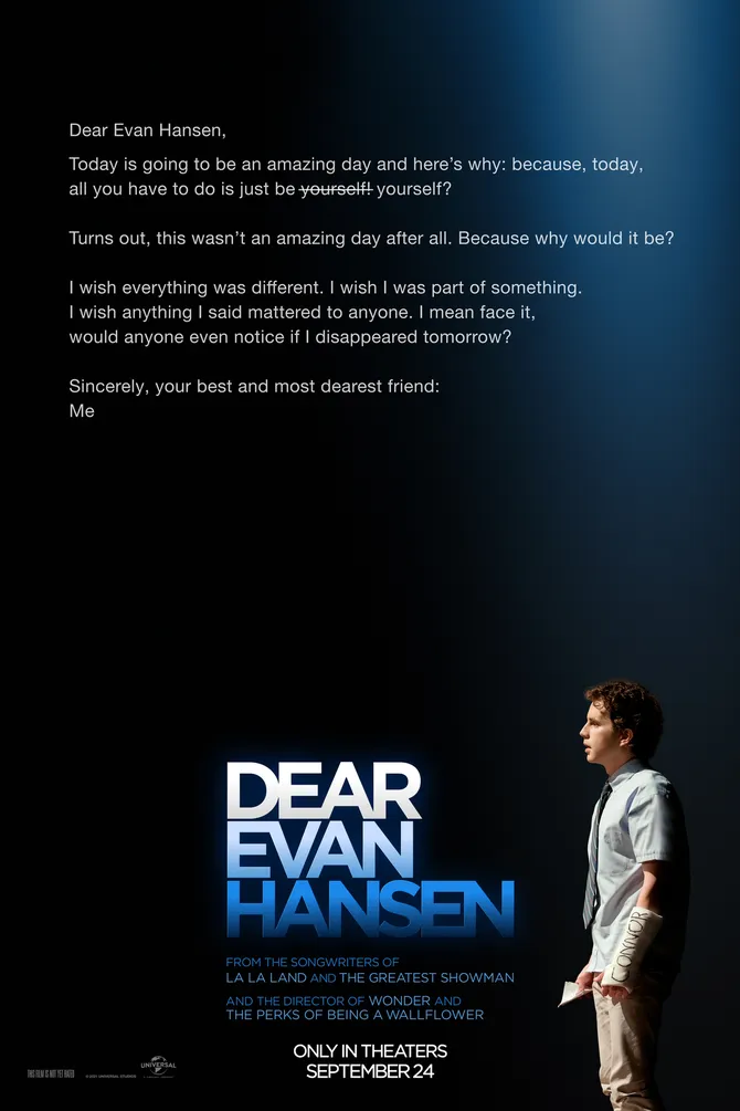 Dear Evan Hansen (2021) - Film - KapanLagi.com