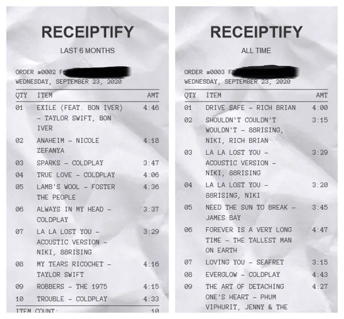 Playlist ala Struk Belanja Lagi Trending, Begini Cara Membuat ...