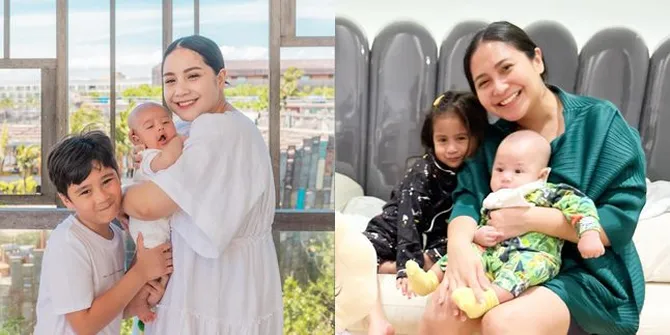 Kakak Adik Sama-Sama Punya 2 Anak, Ini Potret Caca Tengker dan Nagita Slavina Saat Momong Anak ...