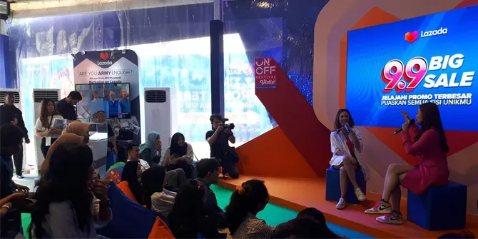 Serunya Booth Lazada di Acara 'ON OFF FESTIVAL 2019', Ngapain Aja ...